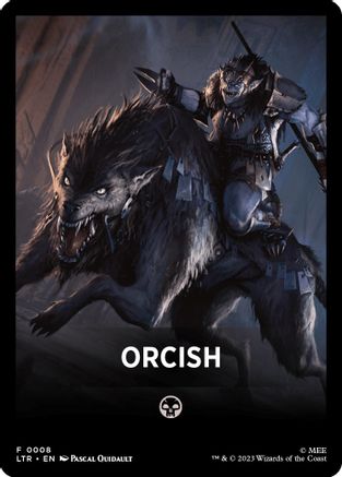 Orcish Theme Card (LTR-008) - The Lord of the Rings: Tales of Middle-e ...